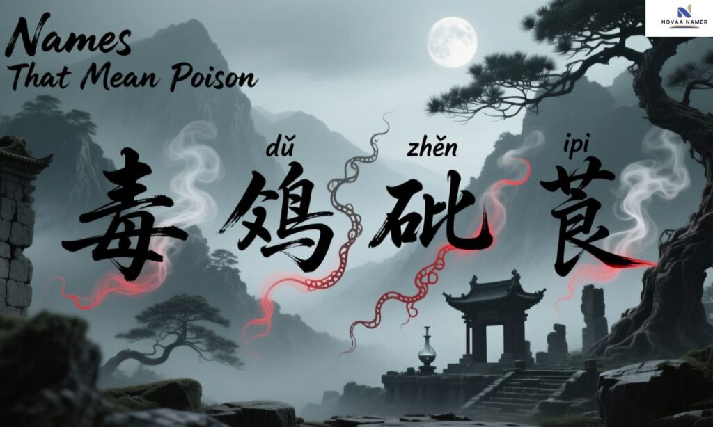545+ Names That Mean Poison: Boy, Girl & Fantasy Names Ideas