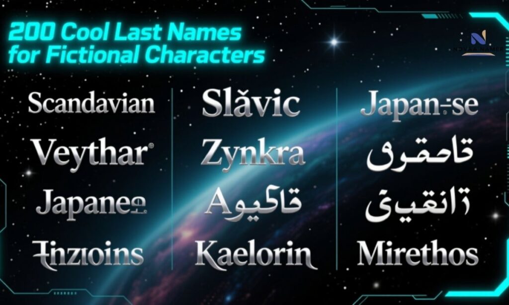 200 Cool Last Names for Fictional Characters